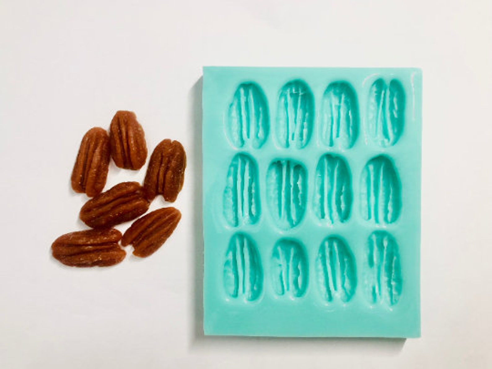 12pc Pecan Shape Silicone Mold Realistic Food Shape For Soap | Etsy