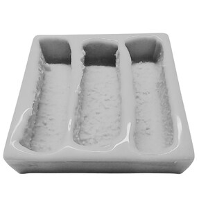 3pc French Toast Sticks Silicone Mold. Realistic Breakfast Shape Mold ...