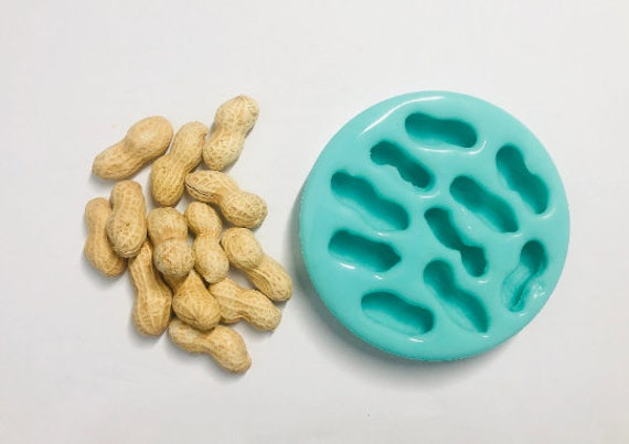 10pc Shelled Peanuts Silicone Mold Realistic Peanuts Food | Etsy