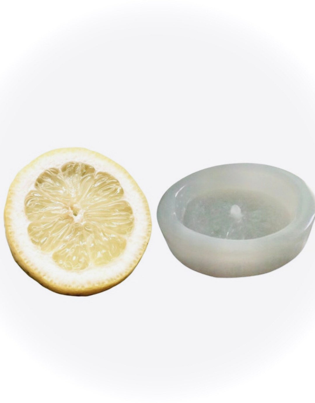 Realistic Lemon Slice Silicone Mold | Embeds for Wax, Soap, Clay (not ...