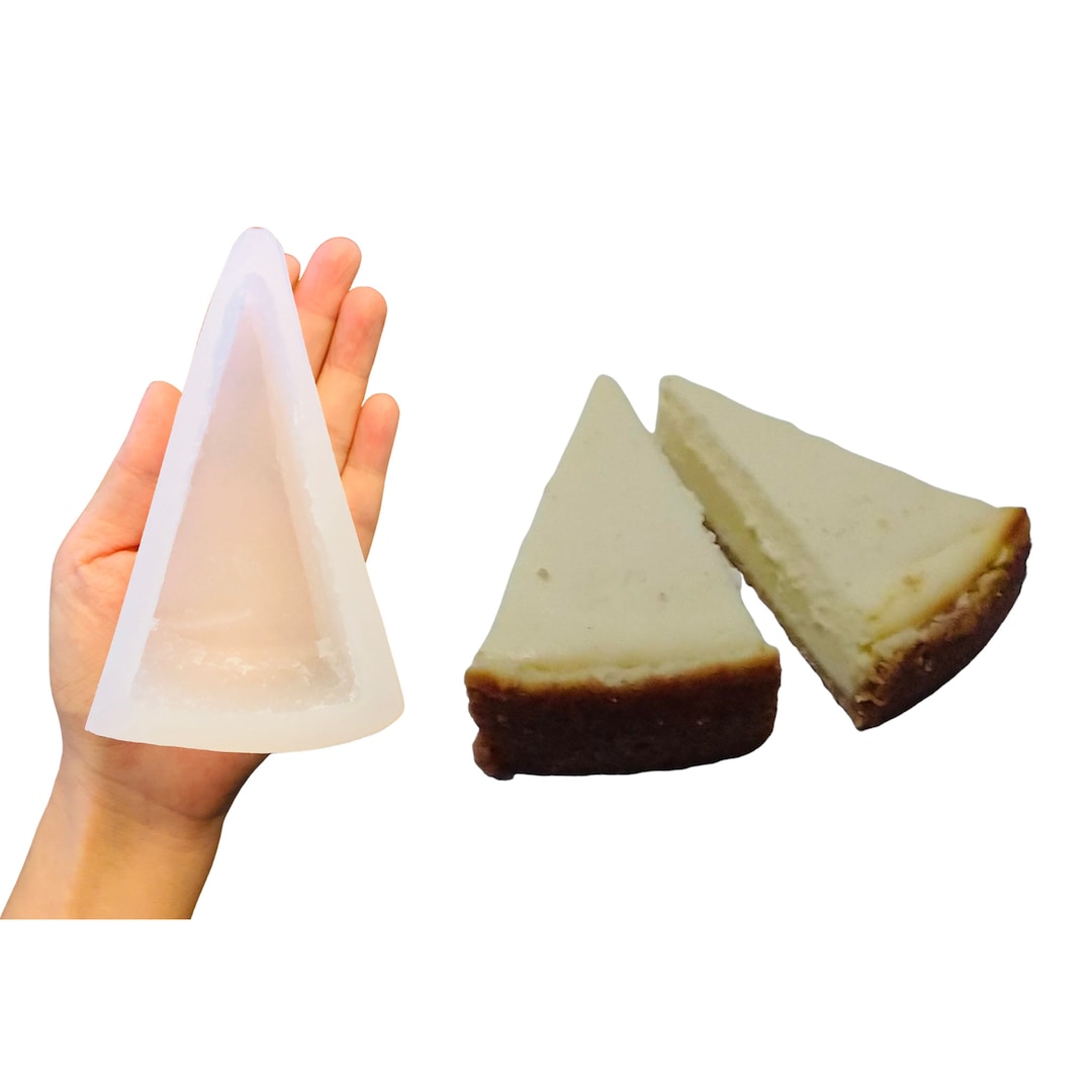 1pc Realistic Cheesecake Slice| Dessert Shape Silicone Mold| Soap Mold ...