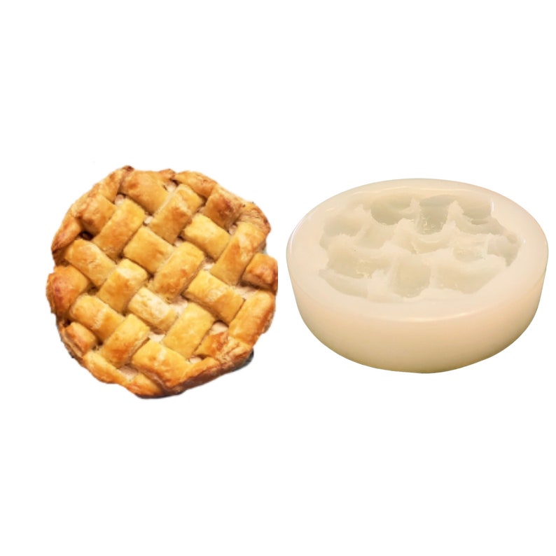 4.8 Inches Lattice Pie Crust Silicone Mold | for Resin, Candle, Wax ...