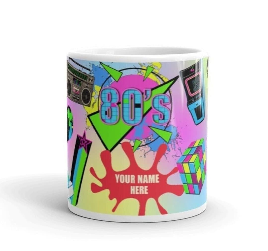 Personalized 80s Mug - Etsy