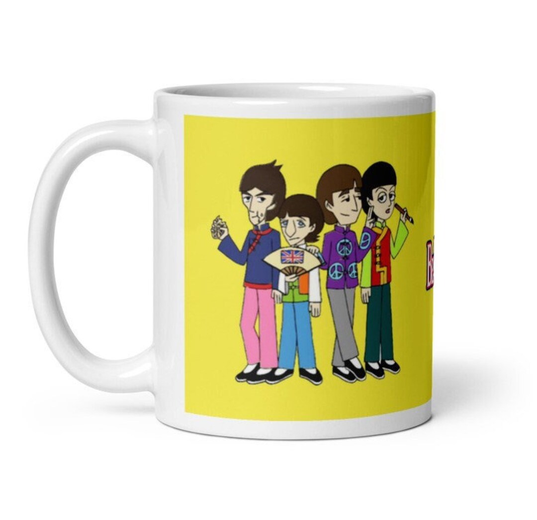 The Beatles Mug, Beatlemania - Etsy