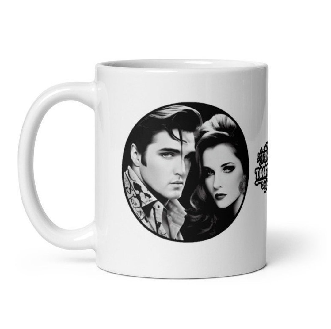 Elvis Presley Mug Cup |elvis and Lisa Marie| Elvis Presley Cute Gift ...