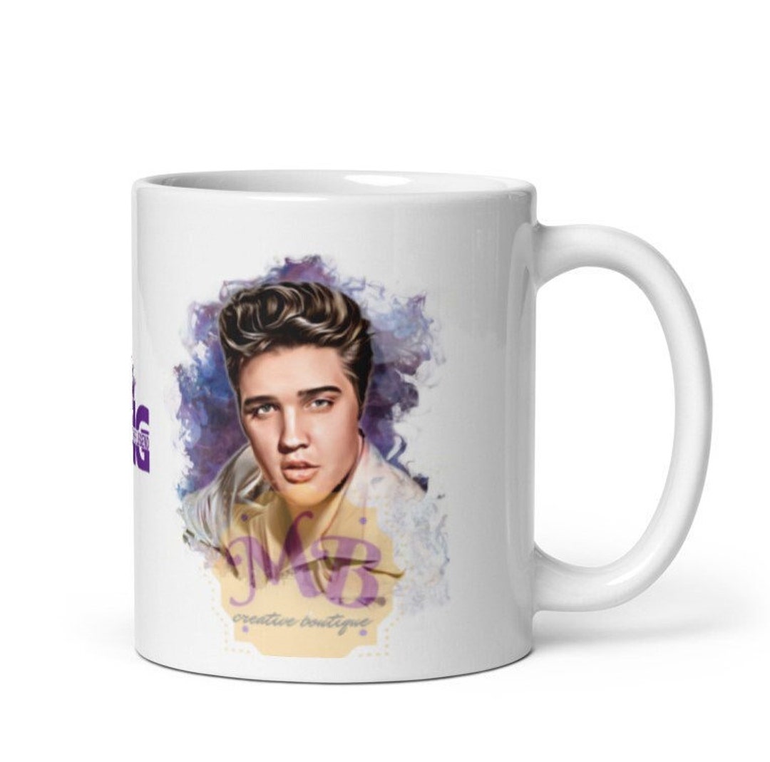 Elvis Presley Mug Cup | Elvis Presley Cute Gift Mug | Elvis Gift - Etsy