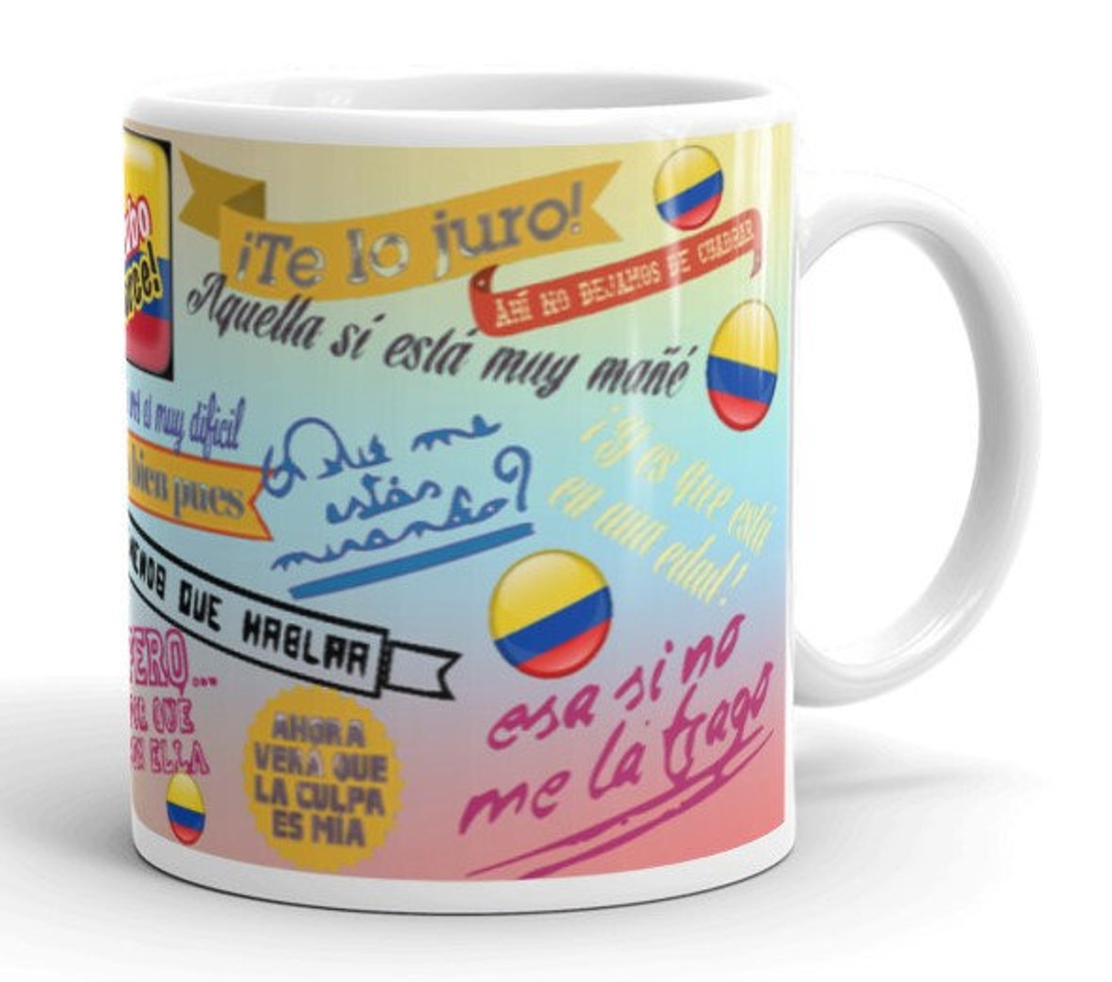 Colombia Coffee Mug | Colombian Mug - Etsy