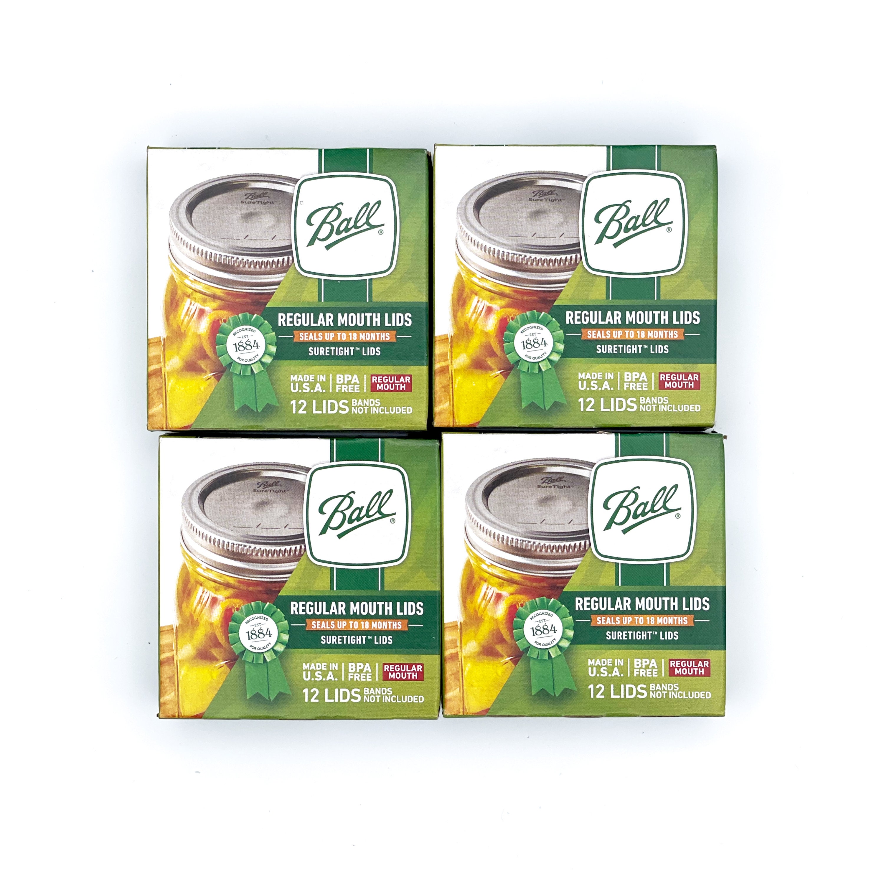 48 Ball Canning Lids Regular Mouth - Etsy