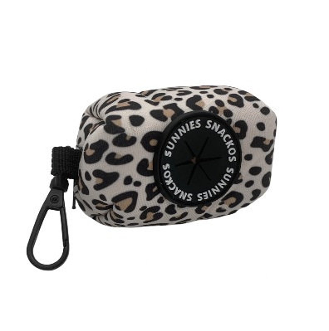 Sunnies Snackos Snow Leopard Print Poop Bag Holder With Clip - Etsy