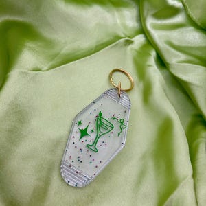 Retro Motel Keychain - Etsy