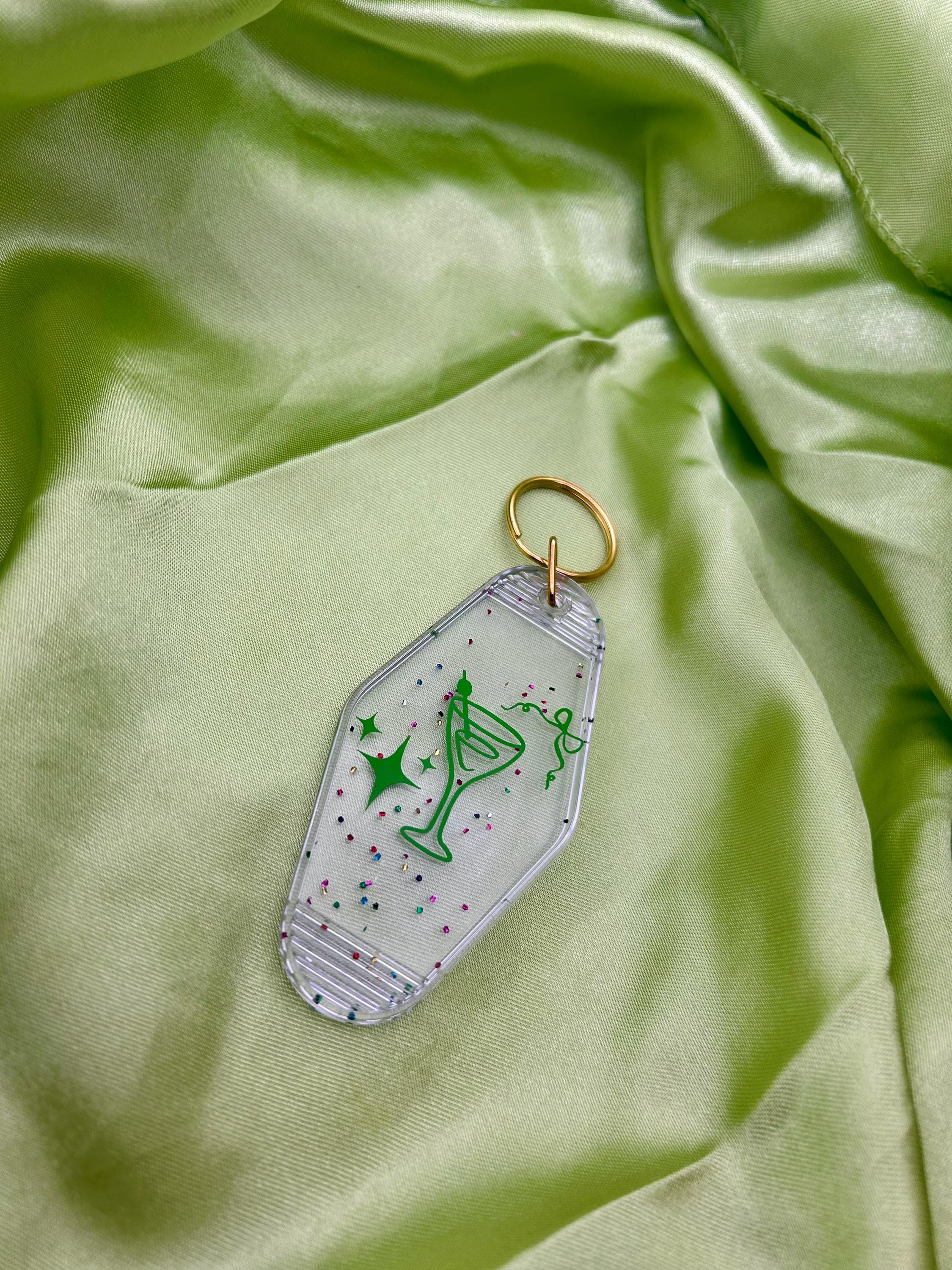 Retro Motel Keychain - Etsy
