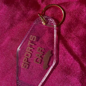 Retro Tate Mcrae Motel Keychain Inspired by so Close to What- T8 ...