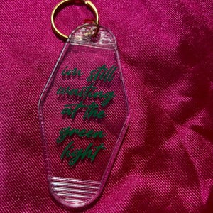 Retro Tate Mcrae Motel Keychain Inspired by so Close to What- T8 ...
