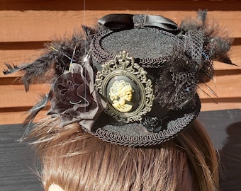 Gothic Mini Top Hat | Etsy
