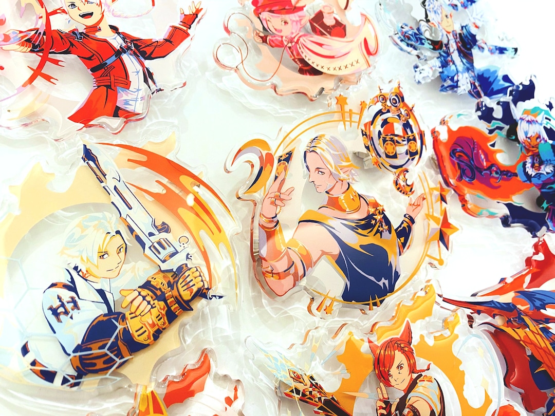 FFXIV - Scions of the Seventh Dawn + Zero (acrylic Pins) - Etsy