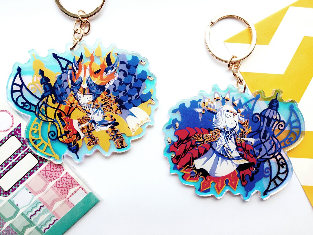 FFXIV: Nald'thal, the Traders - Holographic Acrylic Charms - Etsy
