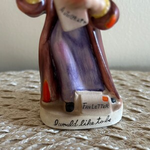 Vintage 1957 Lefton #050 Actress Signing Autographs Figurine, Fan ...