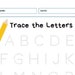 Capital Letter Handwriting Worksheets/ ABC Letter Tracing - Etsy