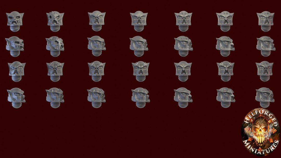 10 Assorted Midnight Count Liliactis Helmets Helforged - Etsy Australia