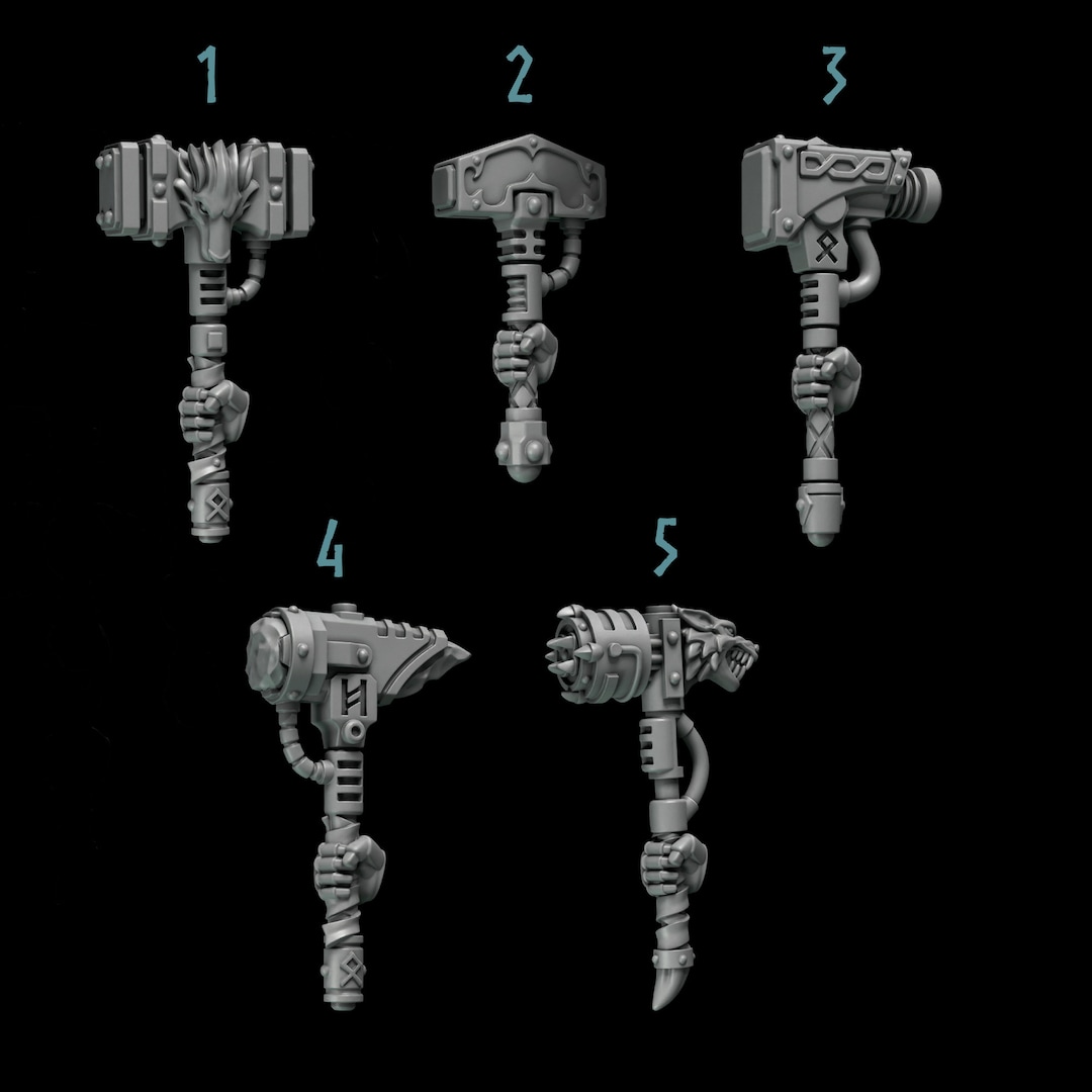 10 Viking Marine Hammers Primal Hounds Greytide Studios - Etsy