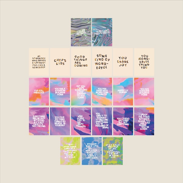 Motivational Postcards - Etsy UK