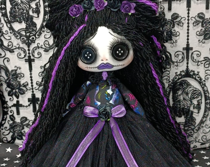 Gothic Art Doll: Lilith of Dark Wonderland - OOAK Handmade Collectible ...