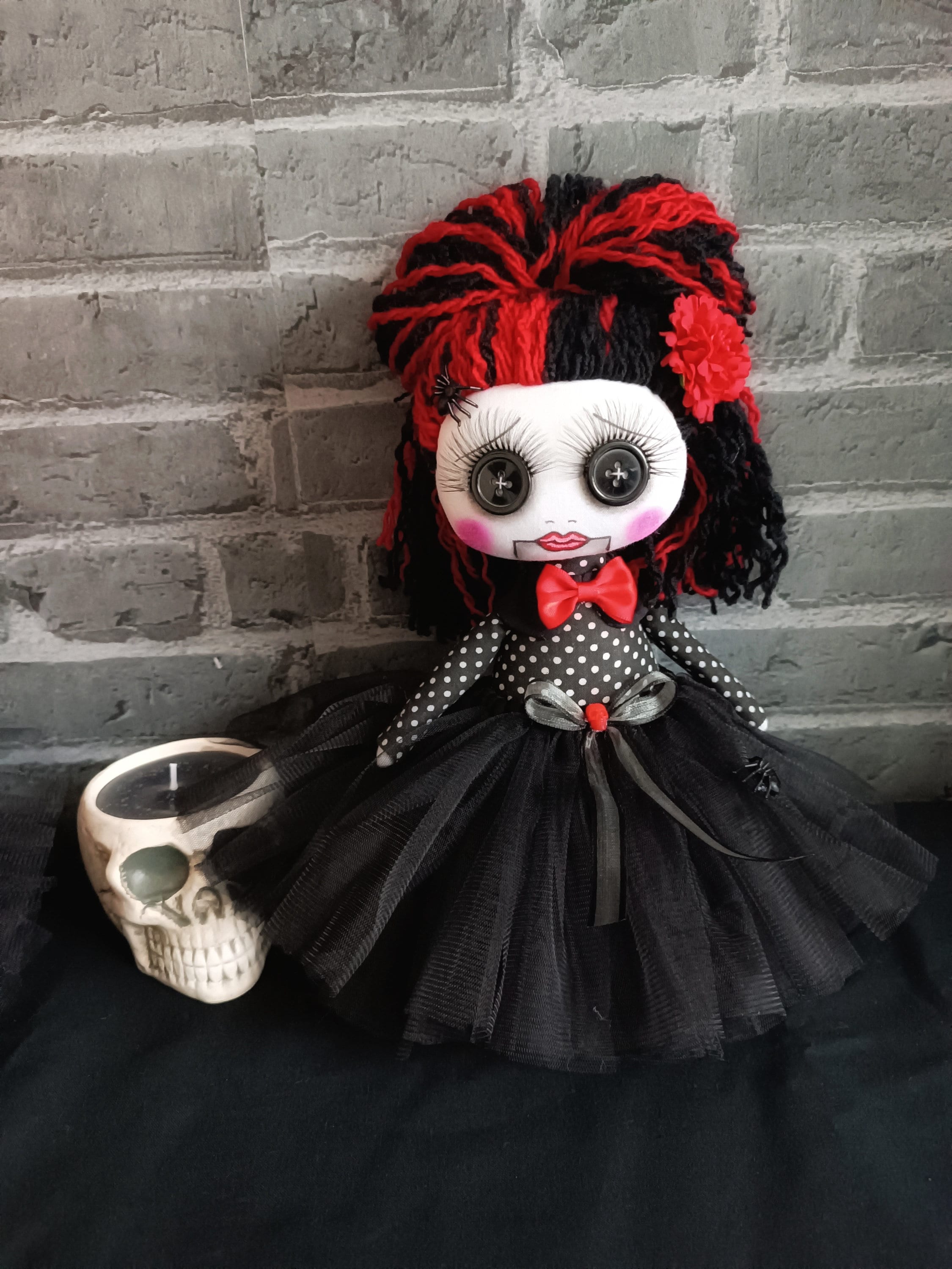 Creepy Rag Doll Makeup