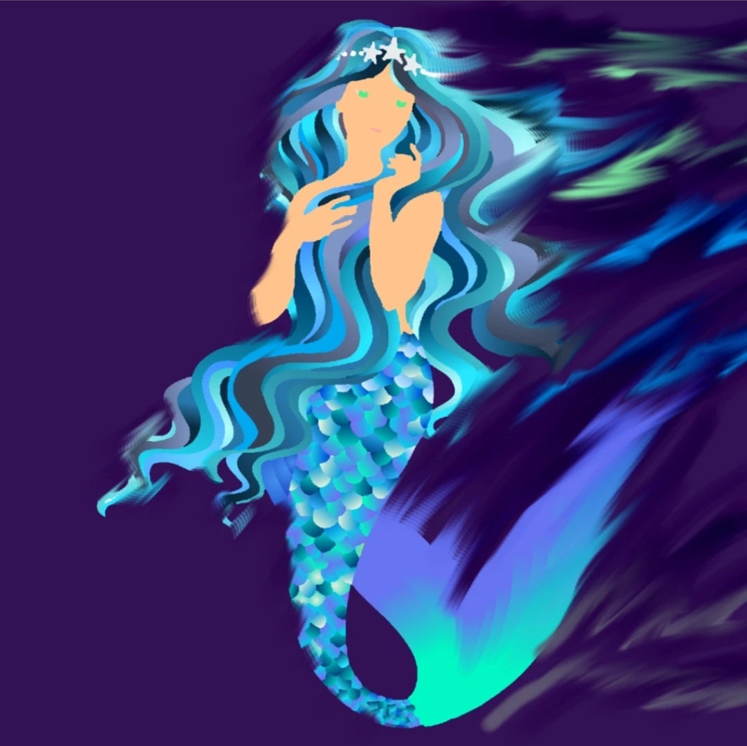 Mermaid, Greek Mythology, Aquatic Creature. - Etsy