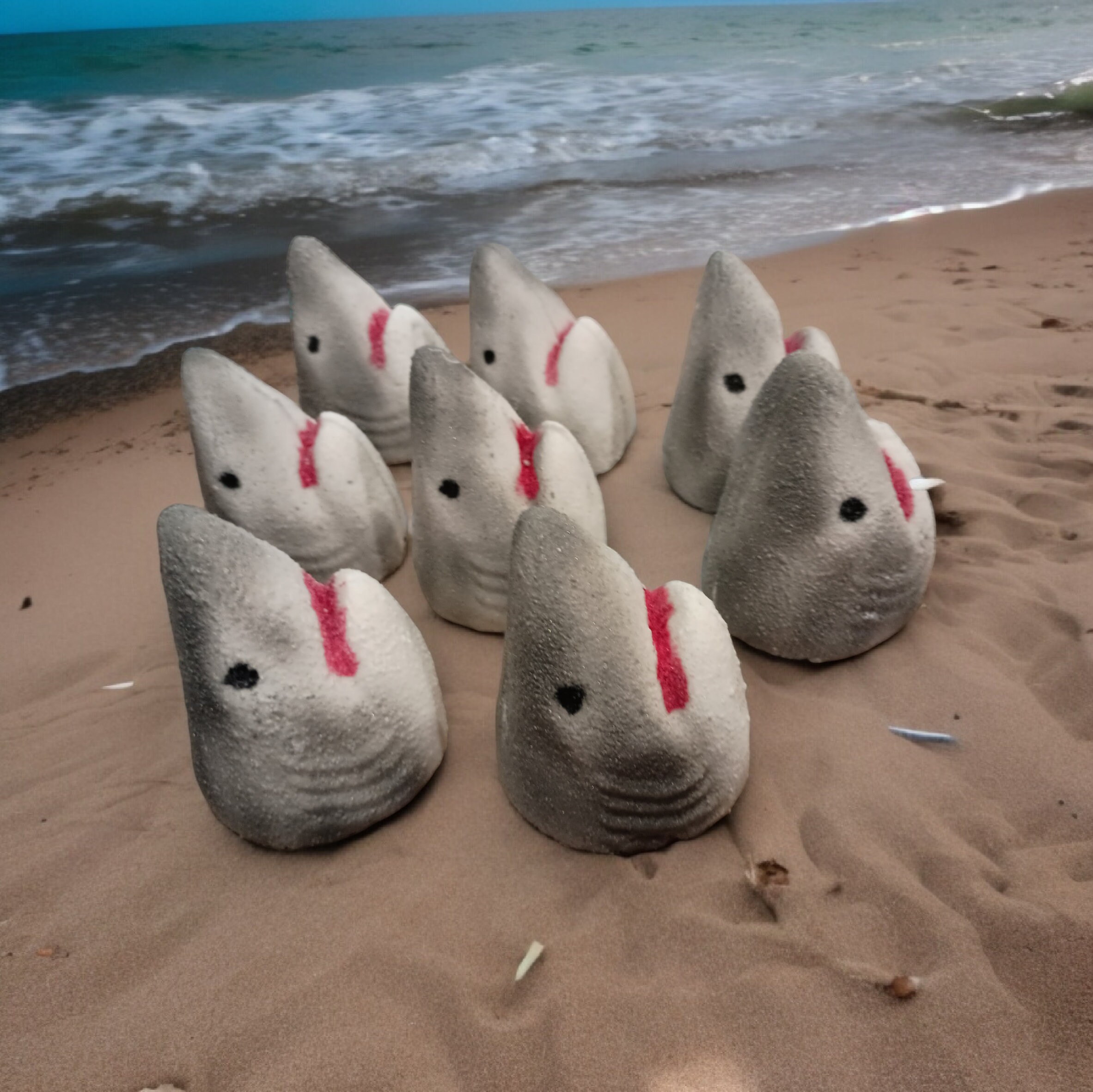 Shark Bath Bombs With Embeds - Etsy