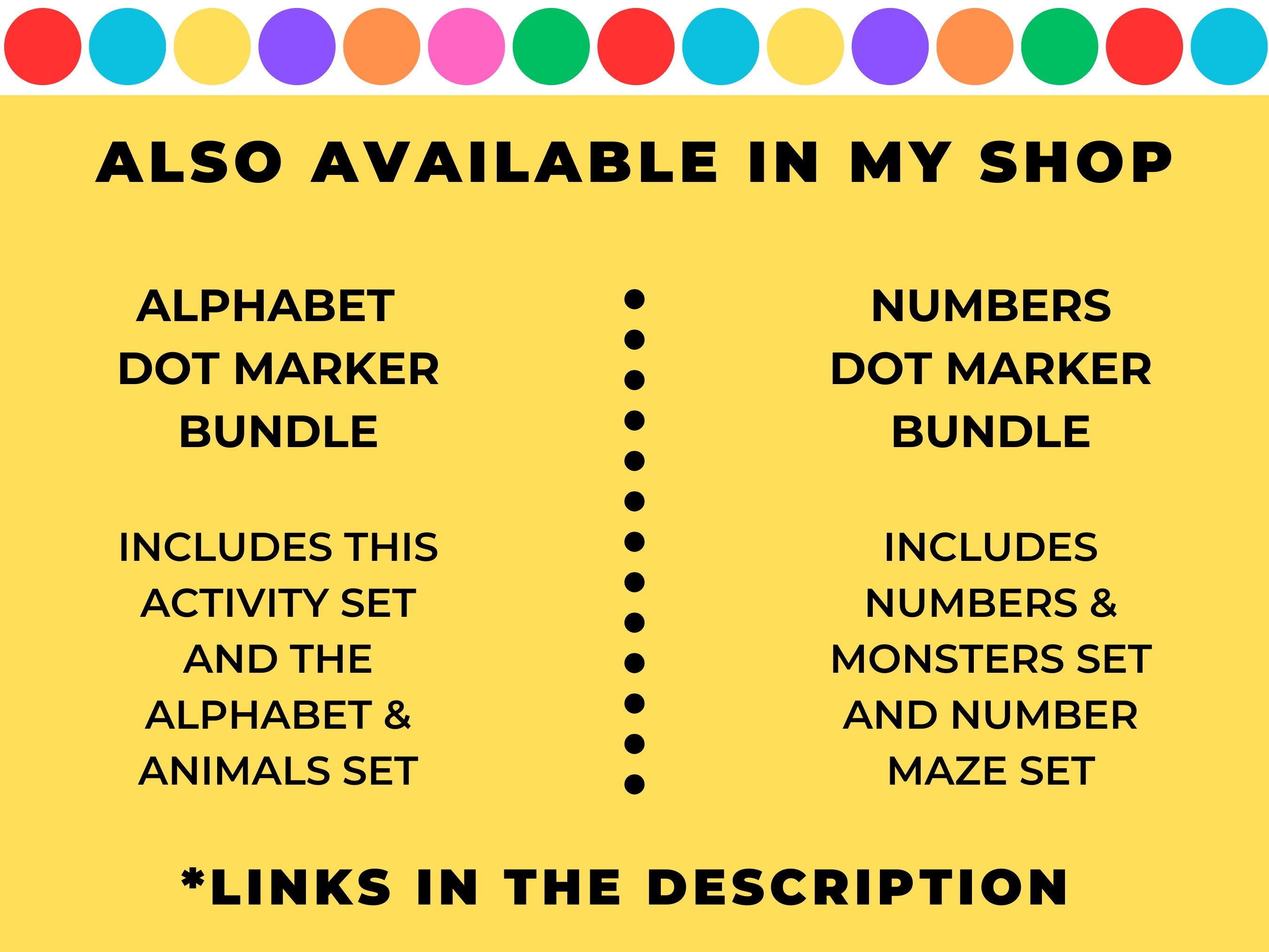 Find the Letter Dot Marker Alphabet Maze Activity Sheets for Toddlers ...