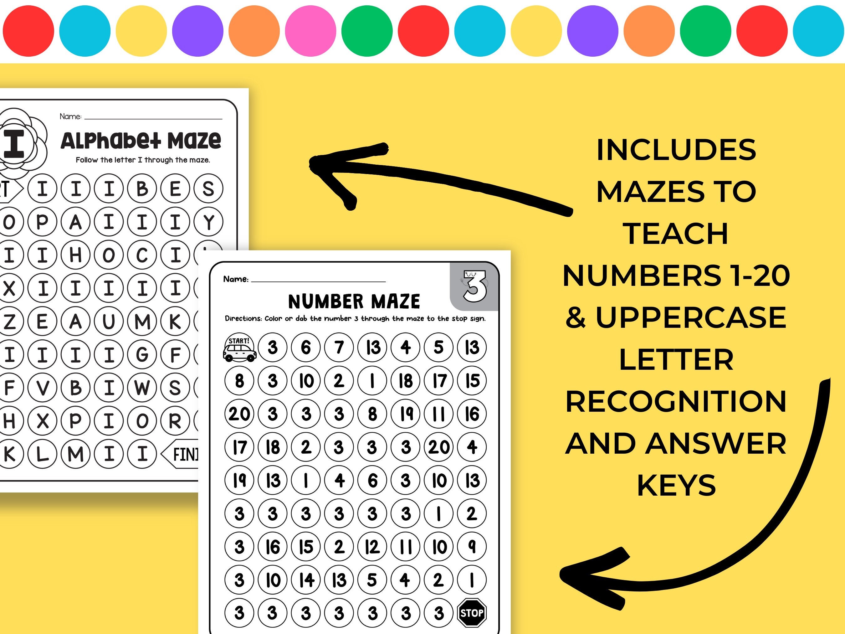 Ultimate Dot Marker Alphabet & Number Activity Bundle | 138 Pages of ...