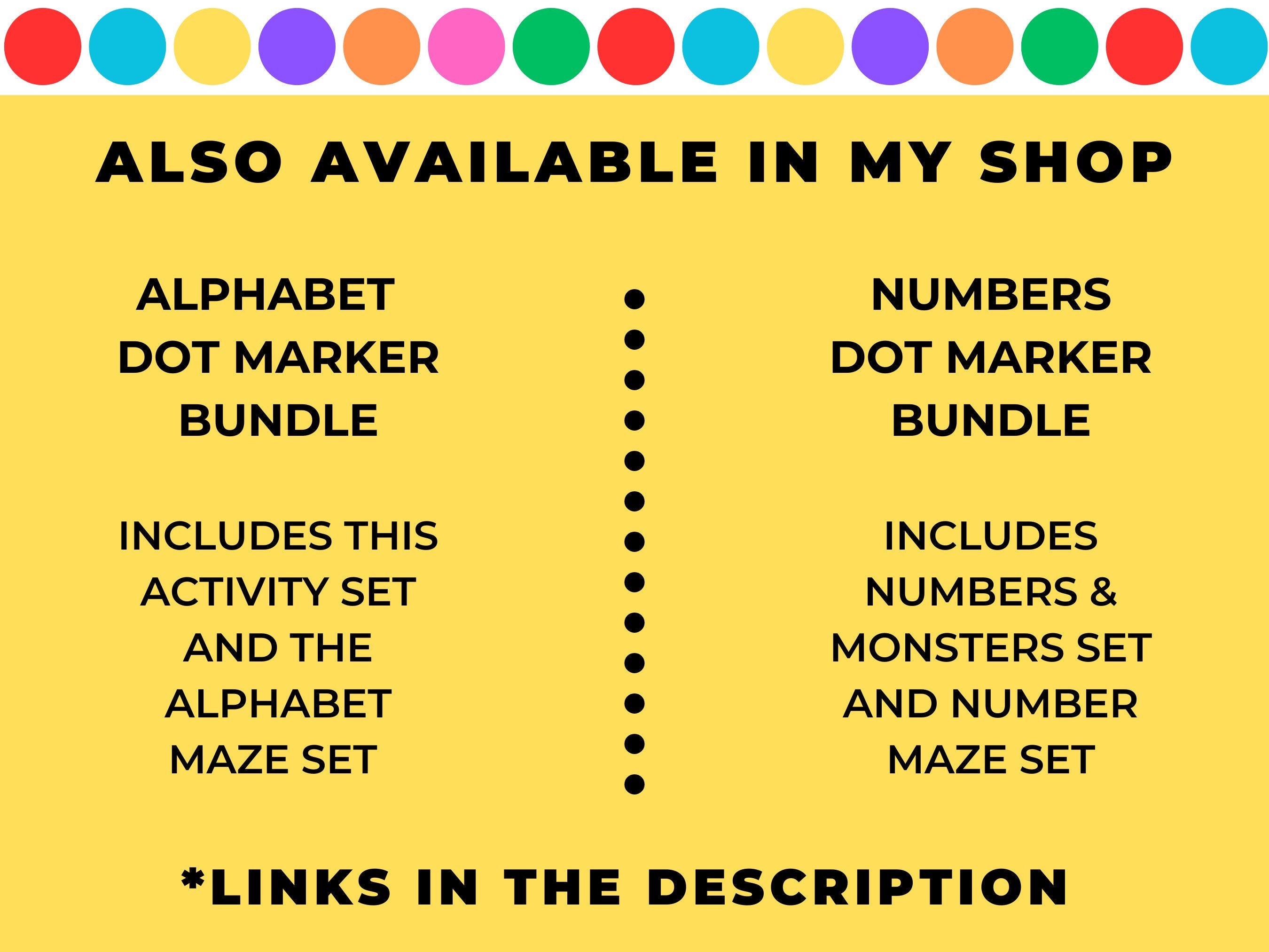 Dot Marker Alphabet and Animals Activities for Toddlers, Preschool, and ...