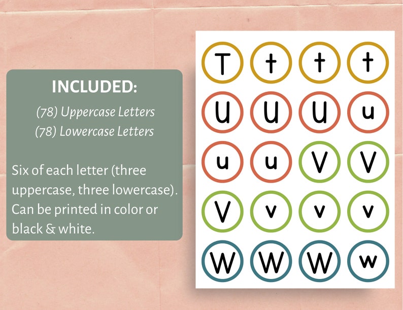 Uppercase & Lowercase Letter Sorting Printable | Preschool Learning ...