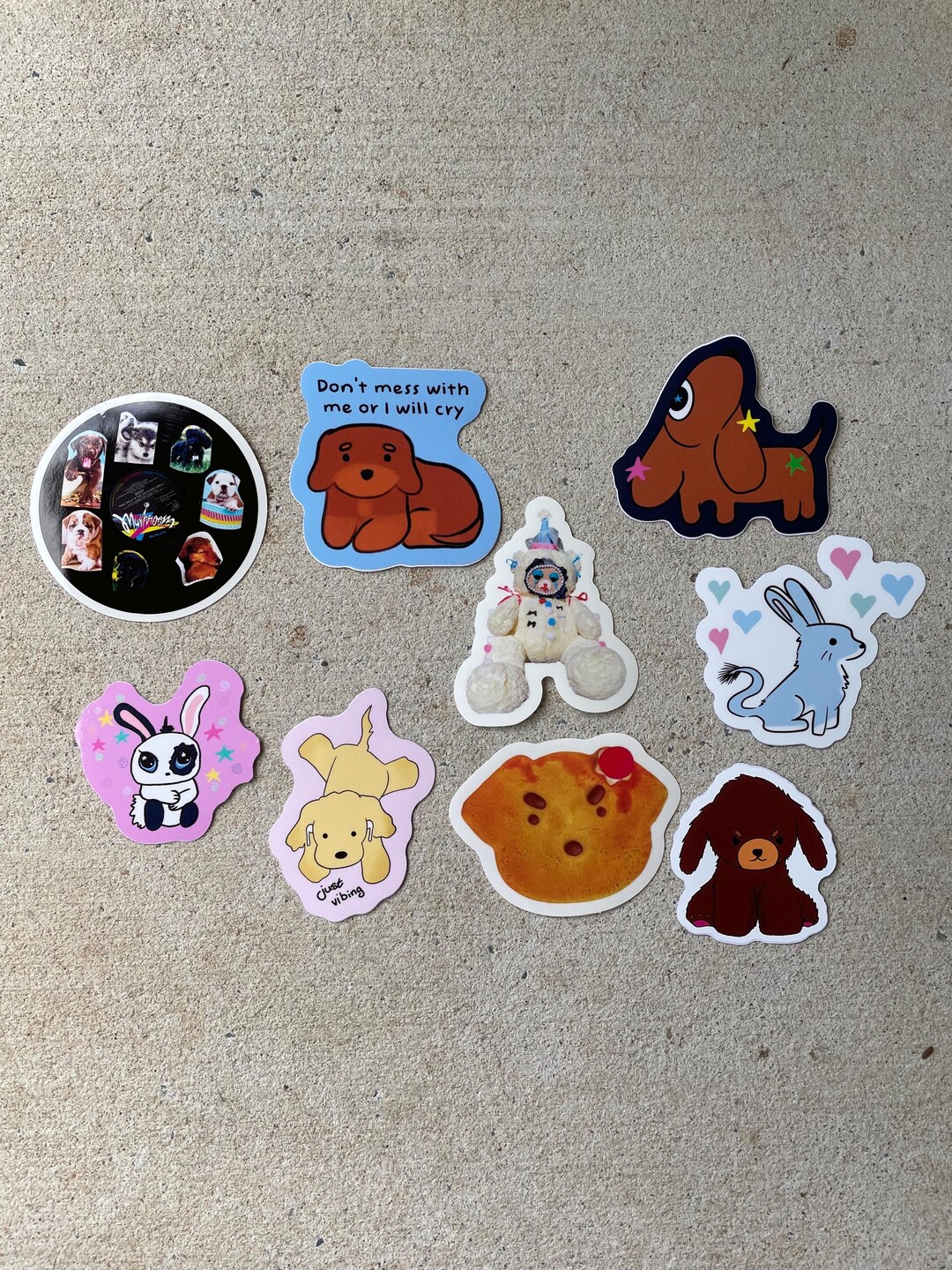 Unique Character Sticker Pack | Laminated Vinyl, Waterproof (9 Designs ...