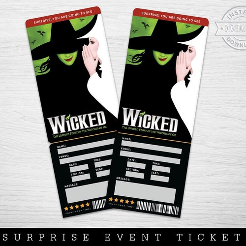 Wicked Musical Print - Etsy