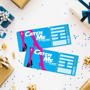 Printable Catch Me If You Can Broadway Surprise Ticket - Etsy