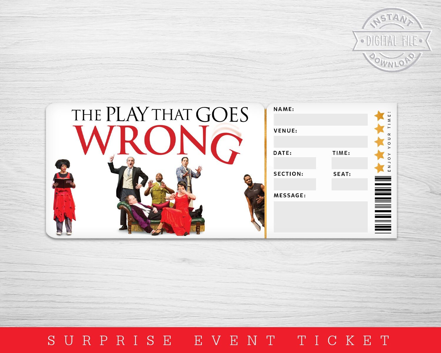Play Goes Wrong for sale | Only 4 left at -65%