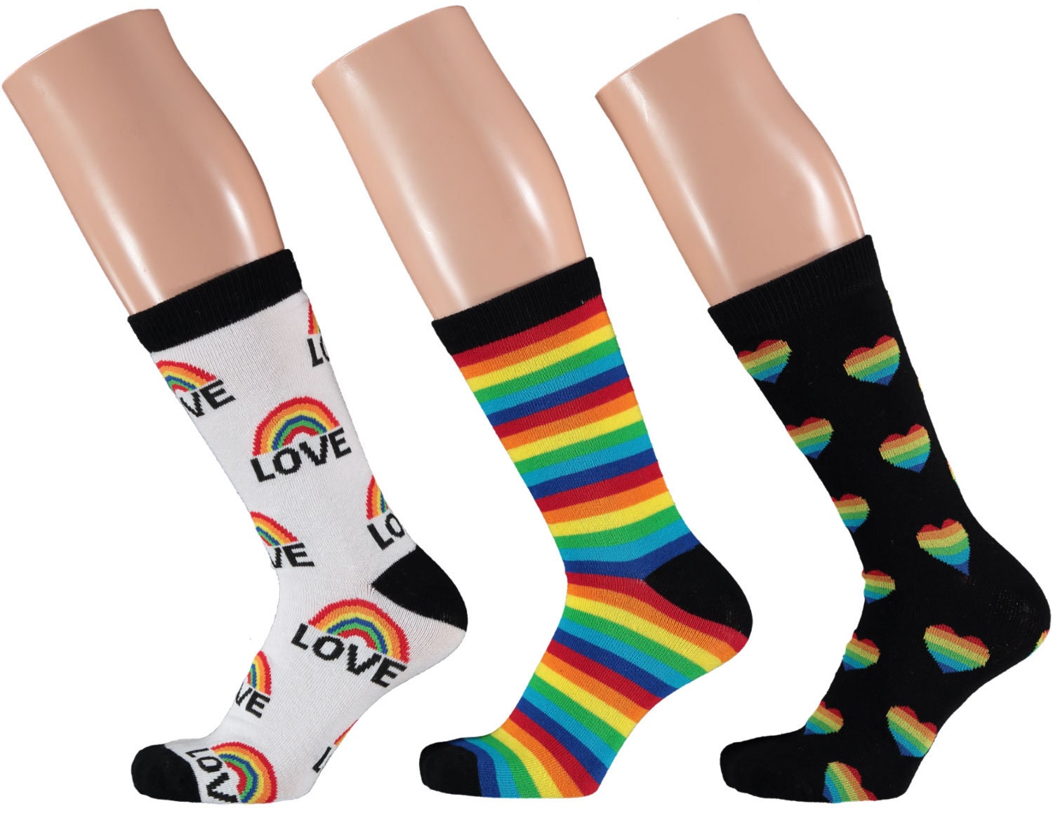Cute Pics Of Girl In Rainbow Socks