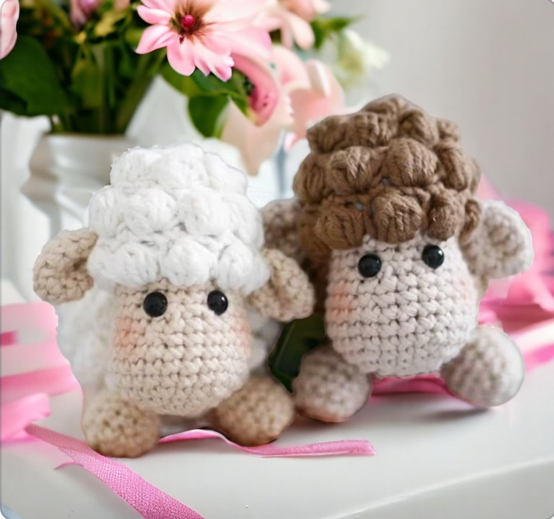 Sheep Amigurumi Sheep Lamb Baby for Pacifier Chains, Accessories ...