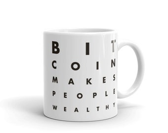 Love Bitcoin Coffee Mug Crypto Tea Cup BTC Cryptocurrency - Etsy