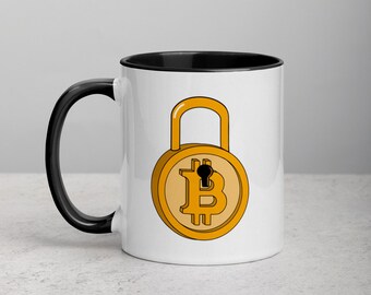 Love Bitcoin Coffee Mug Crypto Tea Cup BTC Cryptocurrency - Etsy