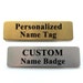 Custom Name Tags Pin Badge, Personalized Company Brand Logo Tags ...