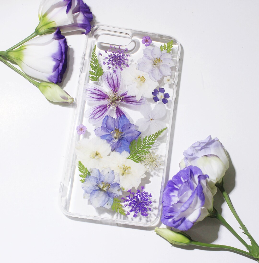 Pressed Flower Phone Case, iPhone 7 8 Plus X XS XR 11 12 13 14 Pro Max ...