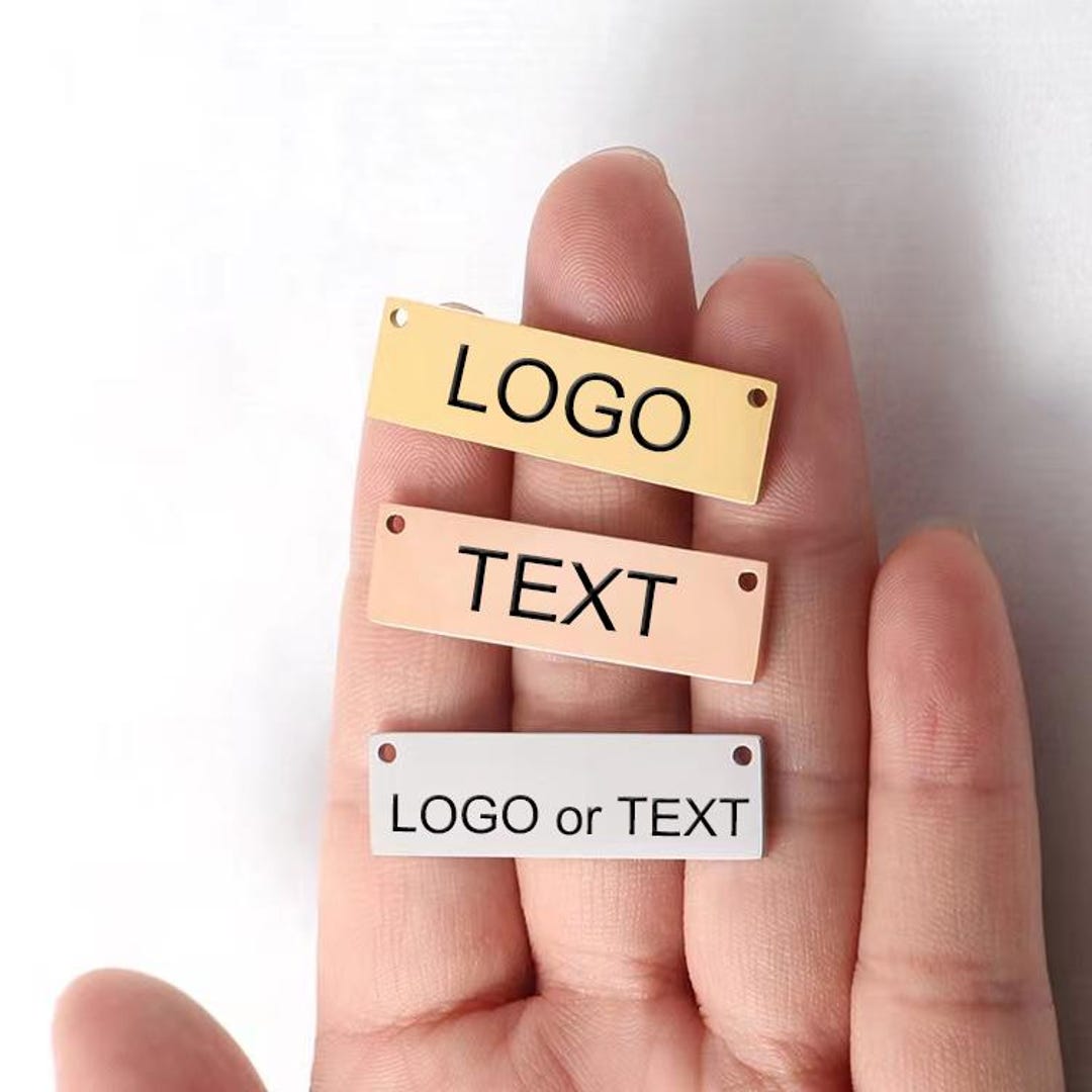 Custom Clothing Metal Tag, Bag Metal Tag, Clothing Tags,engraved Tag ...