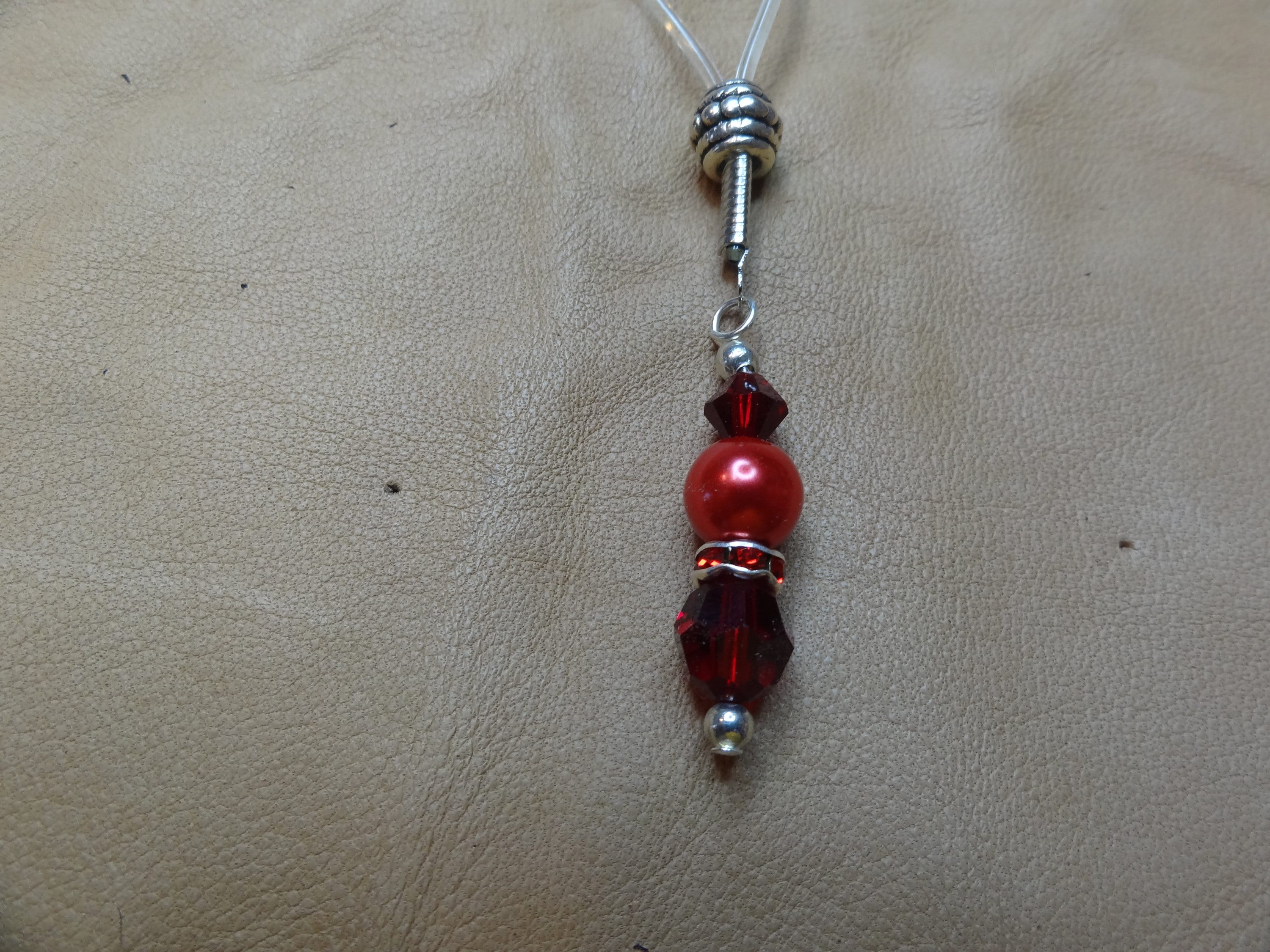 Non-piercing Nipple Noose, Red Crystals and Pearls - Etsy