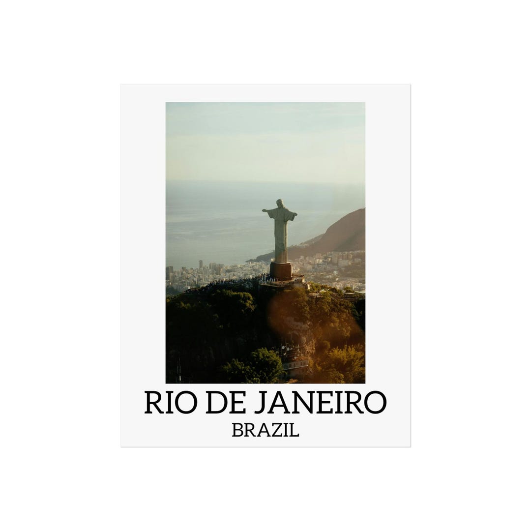 Rio De Janeiro, Brazil Travel Posters Vibrant Wall Art for Adventure ...
