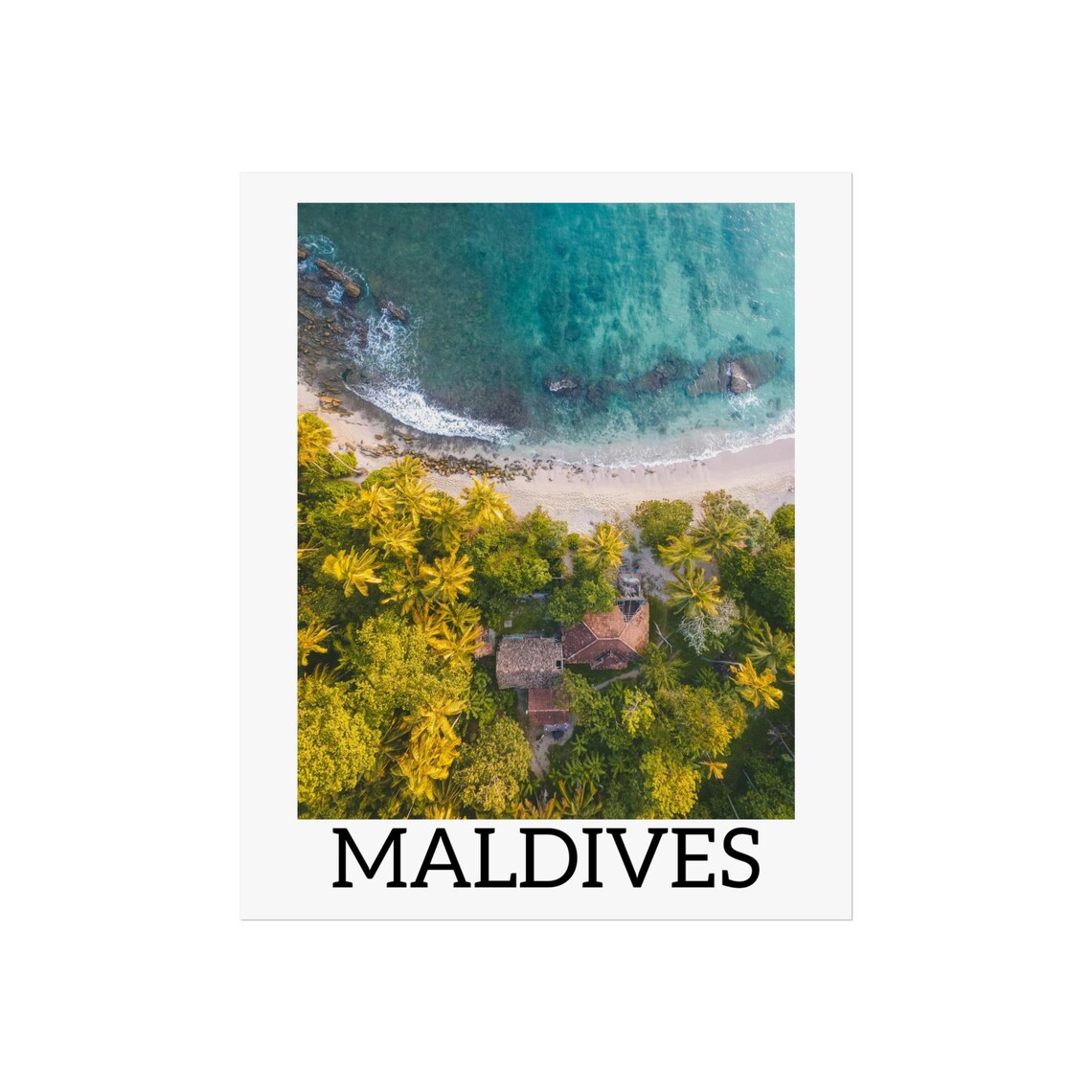 Maldives Travel Posters Vibrant Wall Art for Adventure Lovers & Home ...