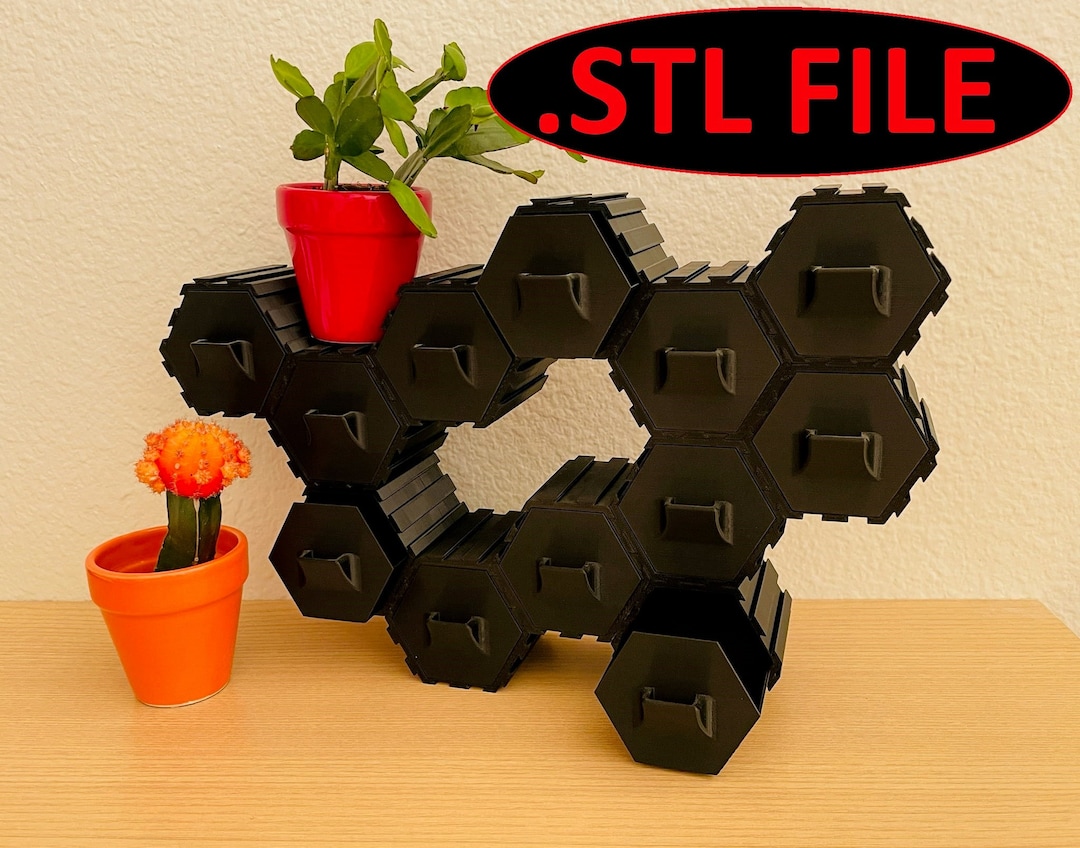 DIGITAL SALE - Hexagon Drawers for 3D Printing - Etsy