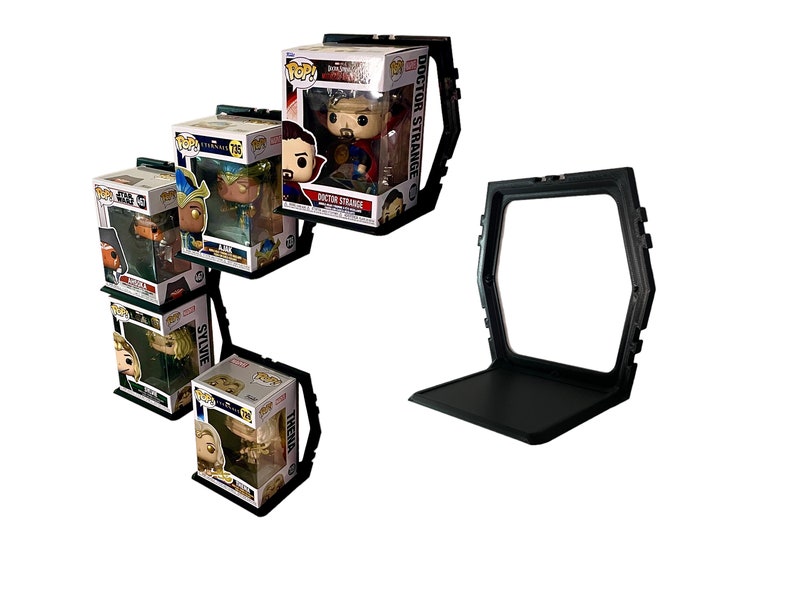 Funko Pop - Floating Hex Shelves Wall Stand - Funko Pop Box - Etsy