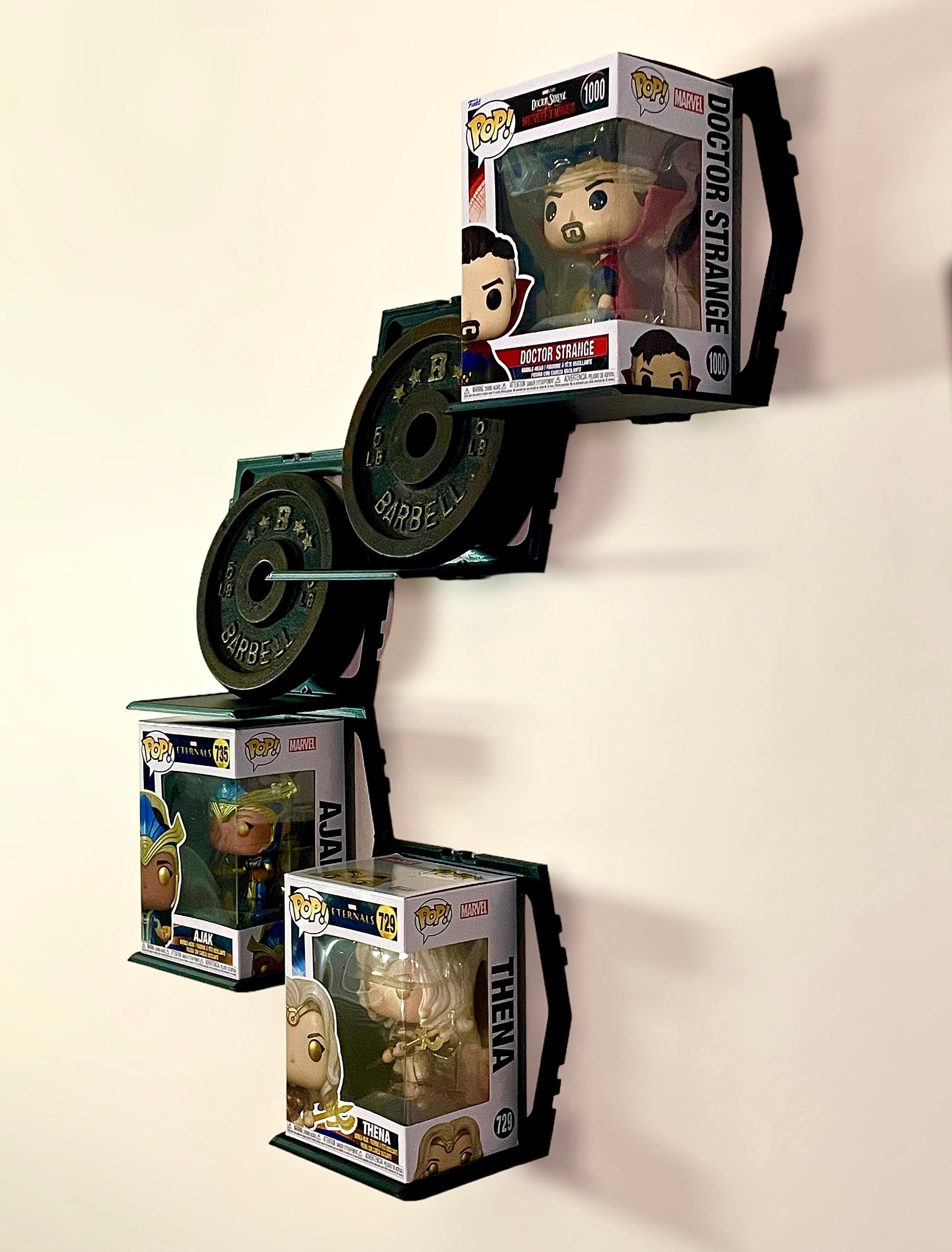 Funko Pop - Floating Hex Shelves Wall Stand - Funko Pop Box - Etsy